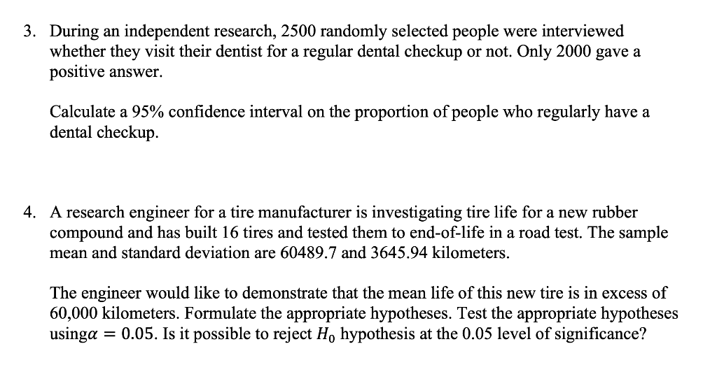 Solved 3. During an independent research, 2500 randomly | Chegg.com