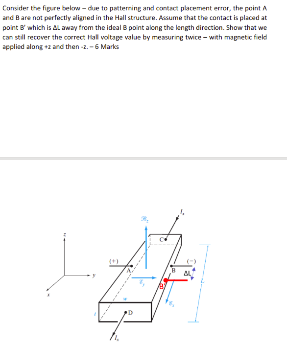 Solved Consider the figure below – due to patterning and | Chegg.com