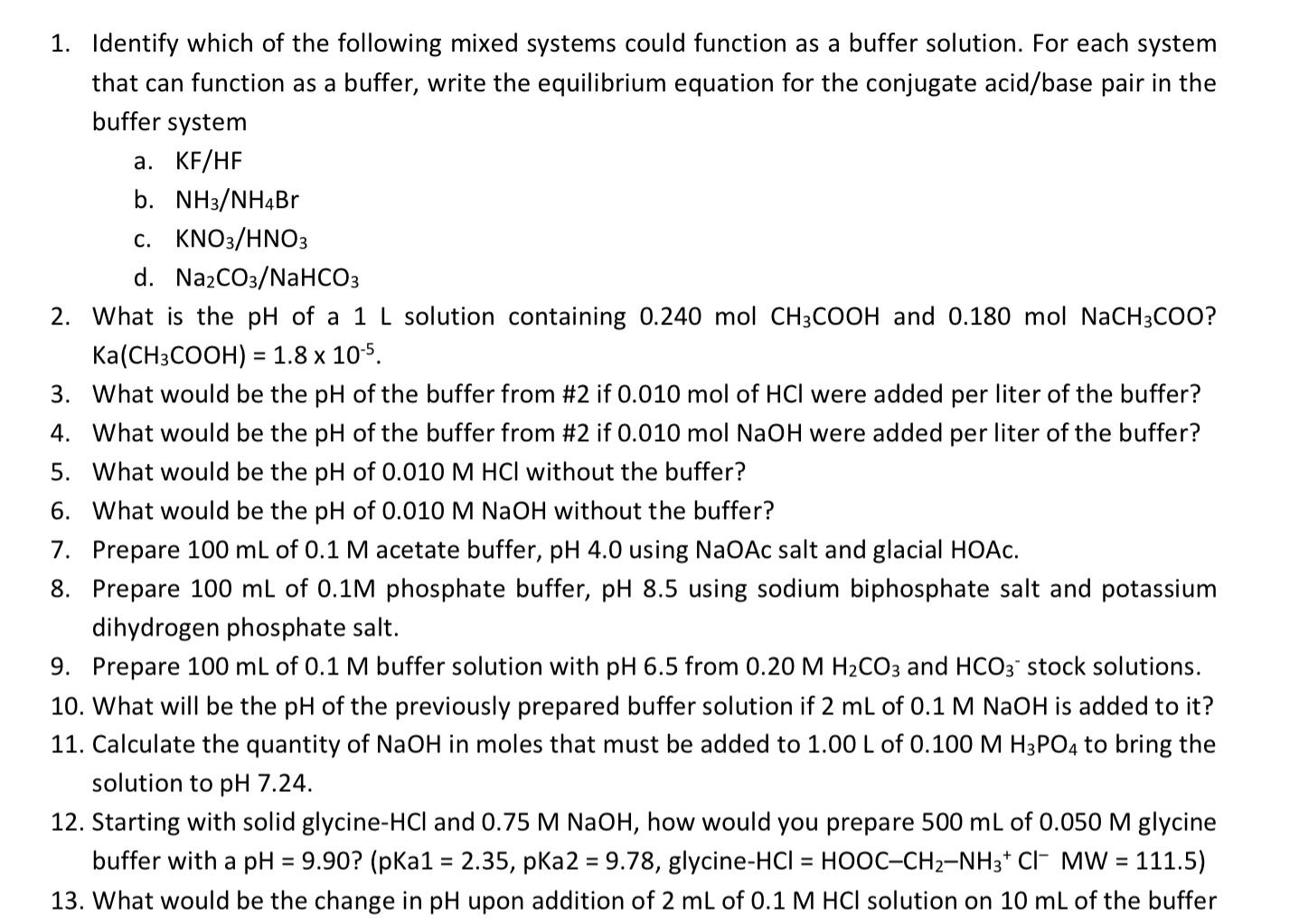 Solved 1. Identify which of the following mixed systems | Chegg.com