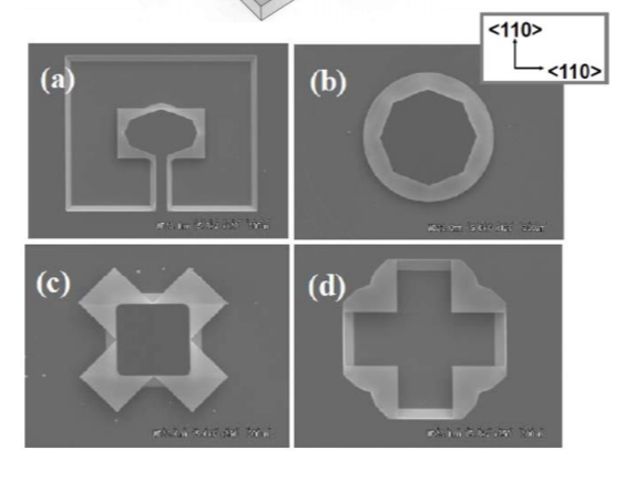 Using Anisotropic crystalline etch simulation (aces) | Chegg.com