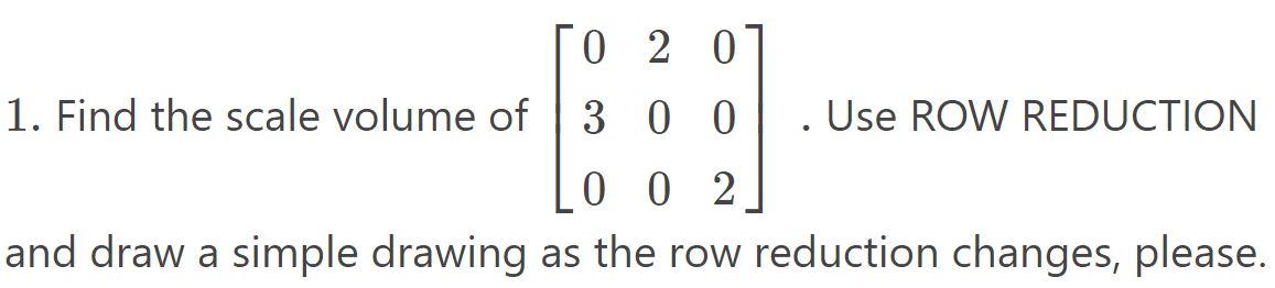 Solved Skew, Sign, Original volume... In short, use | Chegg.com