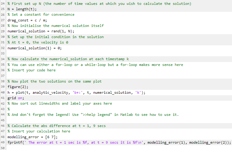 Solved In the lectures, the governing ordinary differential | Chegg.com