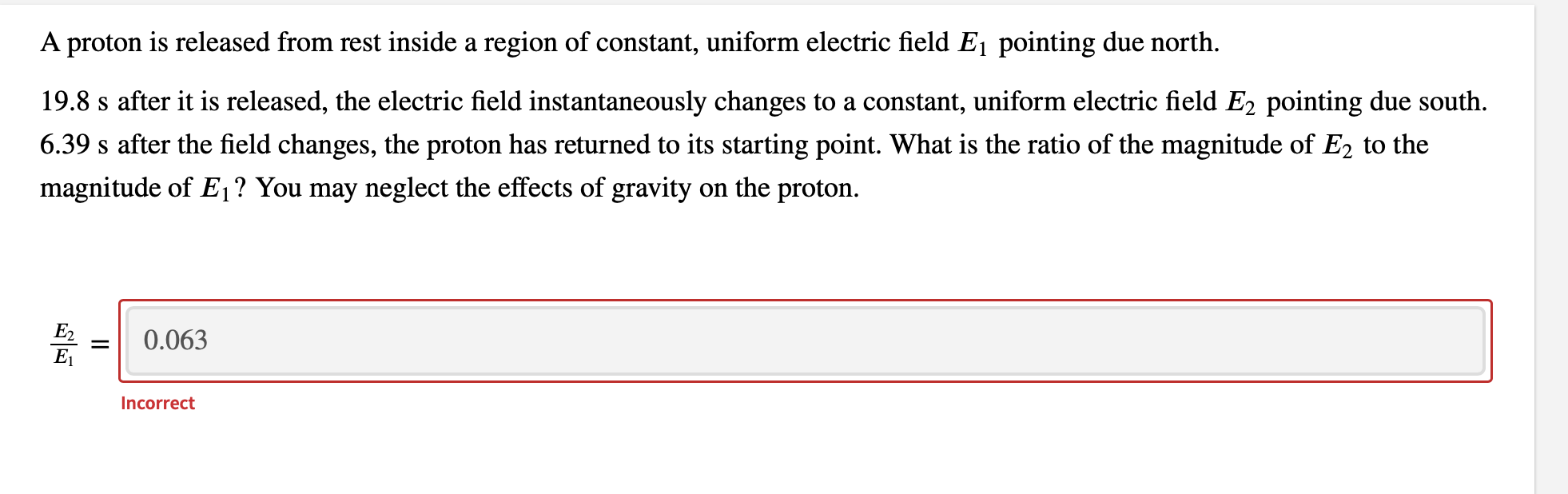 Solved A proton is released from rest inside a region of | Chegg.com