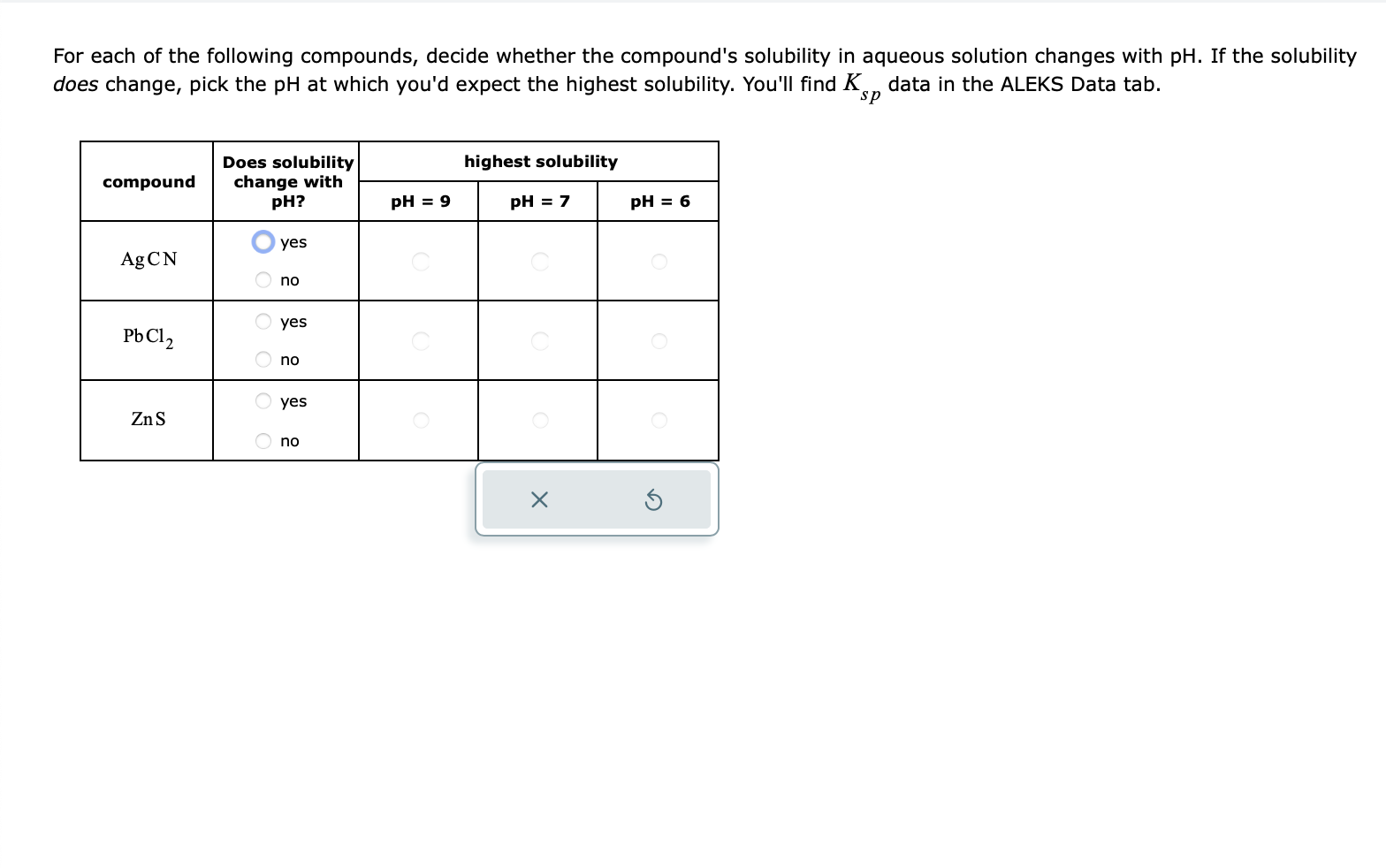Solved For each of the following compounds, decide whether | Chegg.com