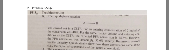 Solved Problem 5-5B (c) P5-5 Troubleshooting 2. (c) The | Chegg.com