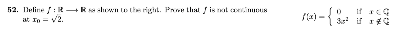 Solved 2. Define f:R R as shown to the right. Prove that f | Chegg.com