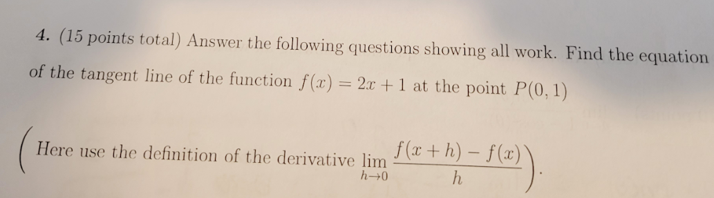 Solved I Have A Few Questions From My Calculus Homework