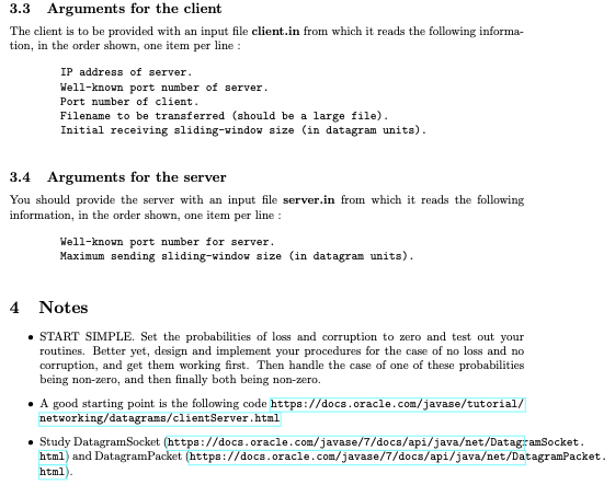Programming Assignment 2 Implementing a Reliable Data | Chegg.com