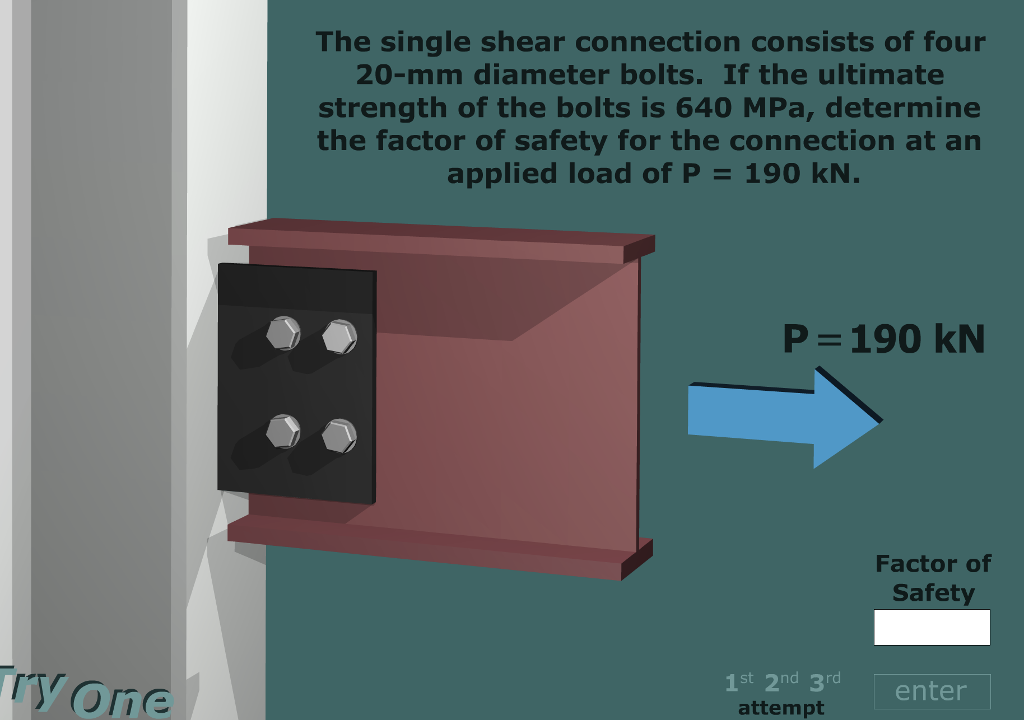 Solved The single shear connection consists of four 20-mm | Chegg.com