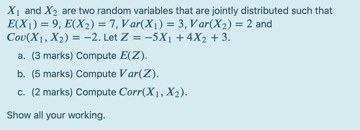 Solved X1 and X2 are two random variables that are jointly | Chegg.com