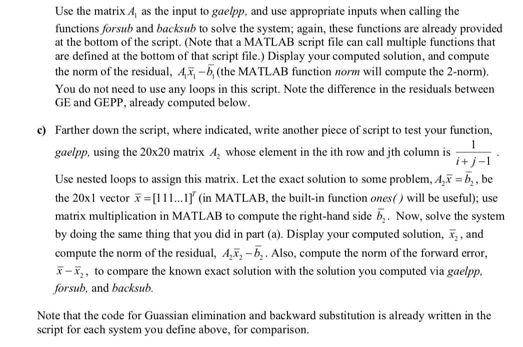 MATLAB Problems (to be completed in MATLAB Grader): | Chegg.com