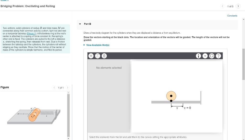 Solved Bridging Problem: Oscillating and Rolling 1 of 5 | Chegg.com
