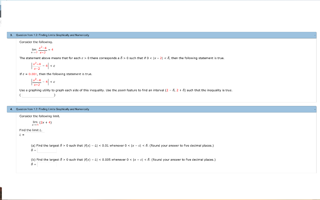 Solved 3. Questien frerm 1.2: Finding Limits Graphically and | Chegg.com