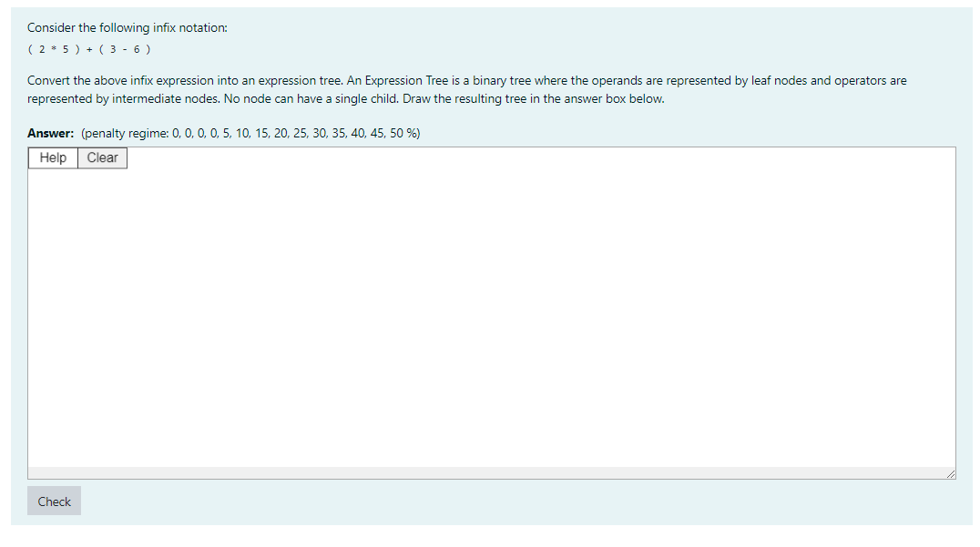 Solved Consider the following infix notation: ( 2 * 5 ) + ( | Chegg.com