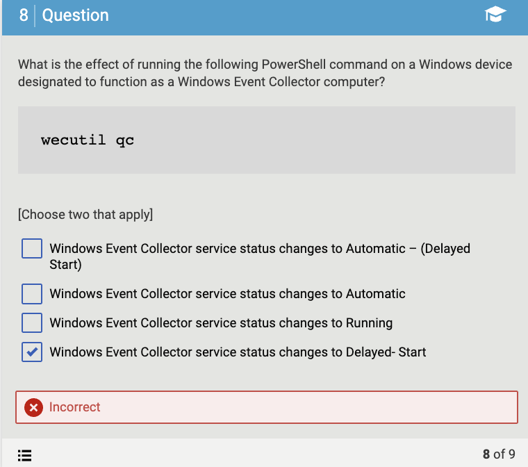 Solved 8∣ Question What is the effect of running the | Chegg.com