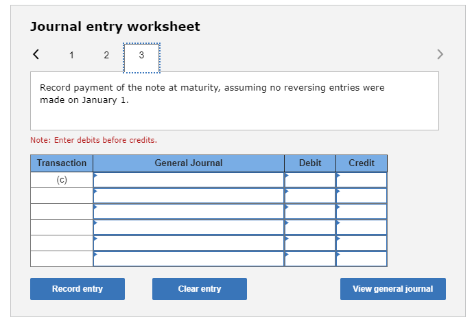 Solved Journal entry worksheet Record the issuance of | Chegg.com