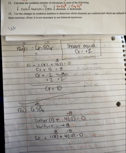 Cr Oxidation Number : Most of the chemicals are obtained by the oxidation of petrochemicals ...