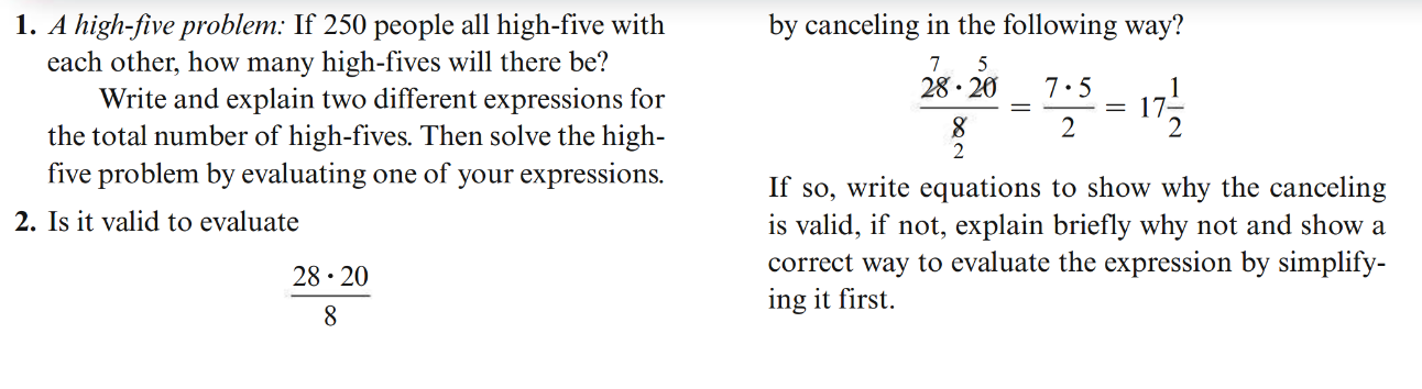 Solved 1. A high-five problem: If 250 people all high-five | Chegg.com