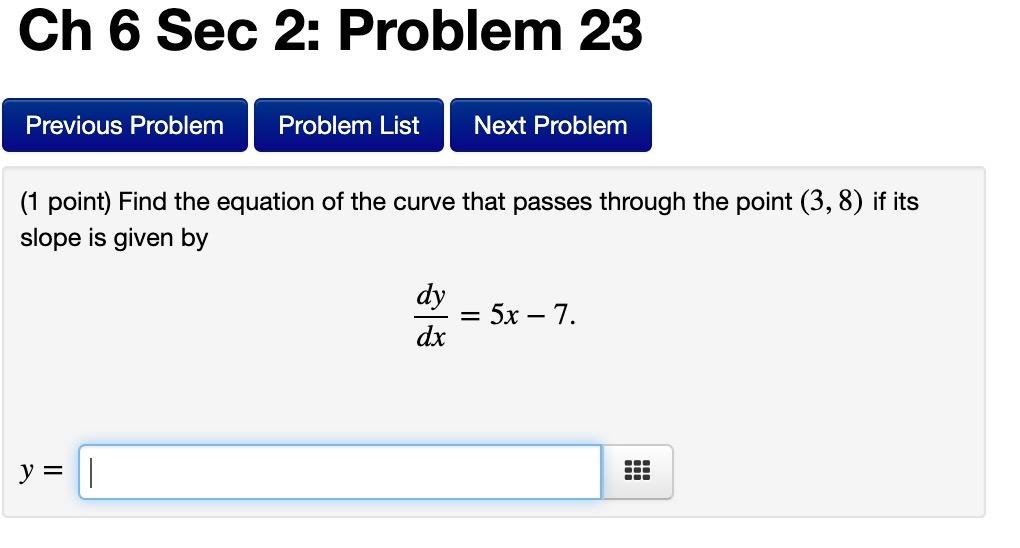 Solved Ch 6 Sec 2: Problem 23 Previous Problem Problem List | Chegg.com
