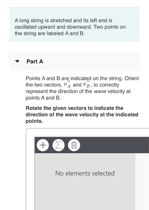 Solved A long string is stretched and its left end is | Chegg.com