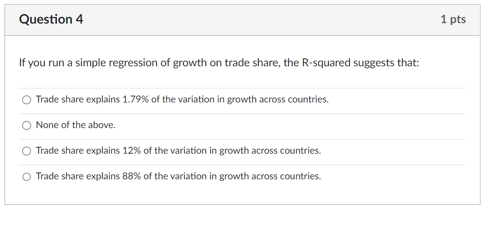Solved For the following problem, use GrowthSW from AER | Chegg.com