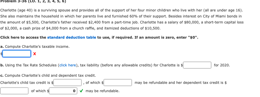 Solved Exhibit 3.4 Basic Standard Deduction Amounts Filing | Chegg.com