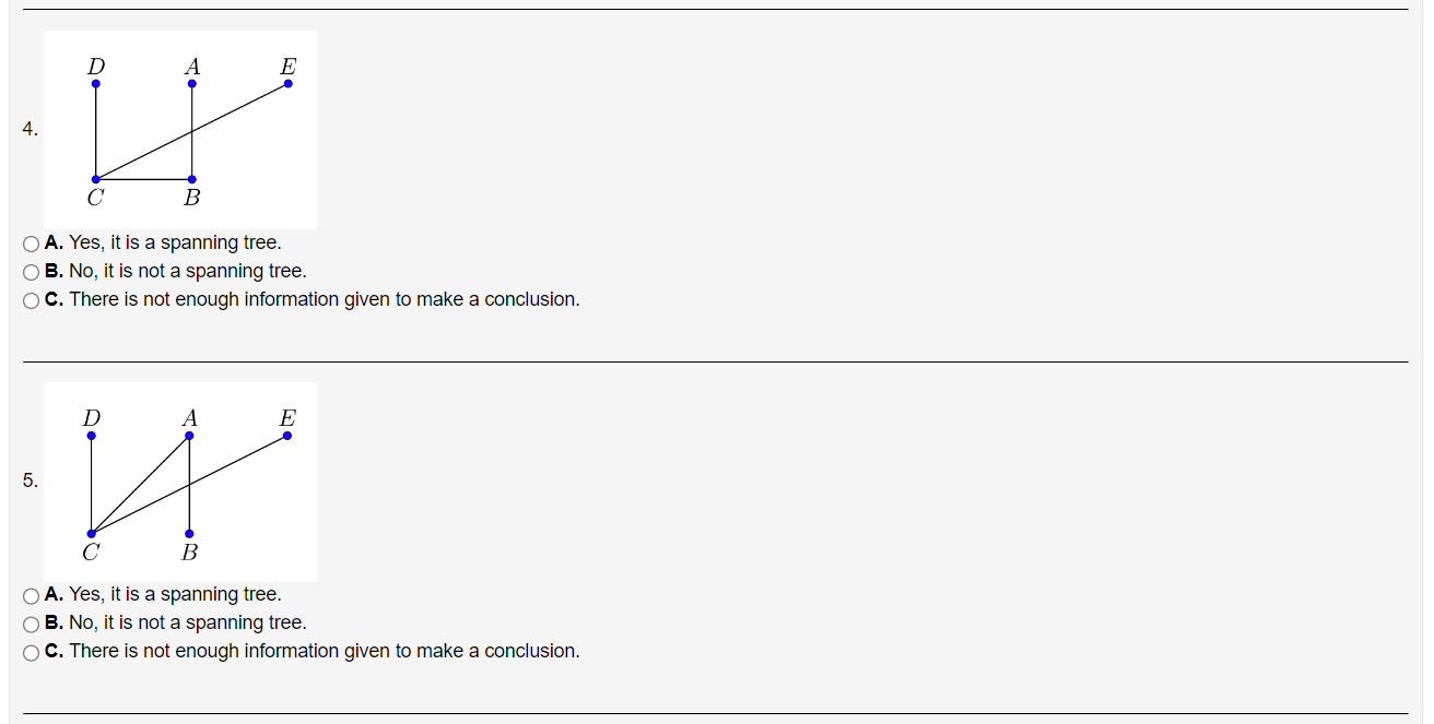 Solved (6 points) Consider the graph G shown below. | Chegg.com