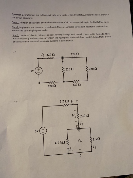 Solved Electrical Network Theory I Lab (EEN 201L) Lab 6-KVL | Chegg.com