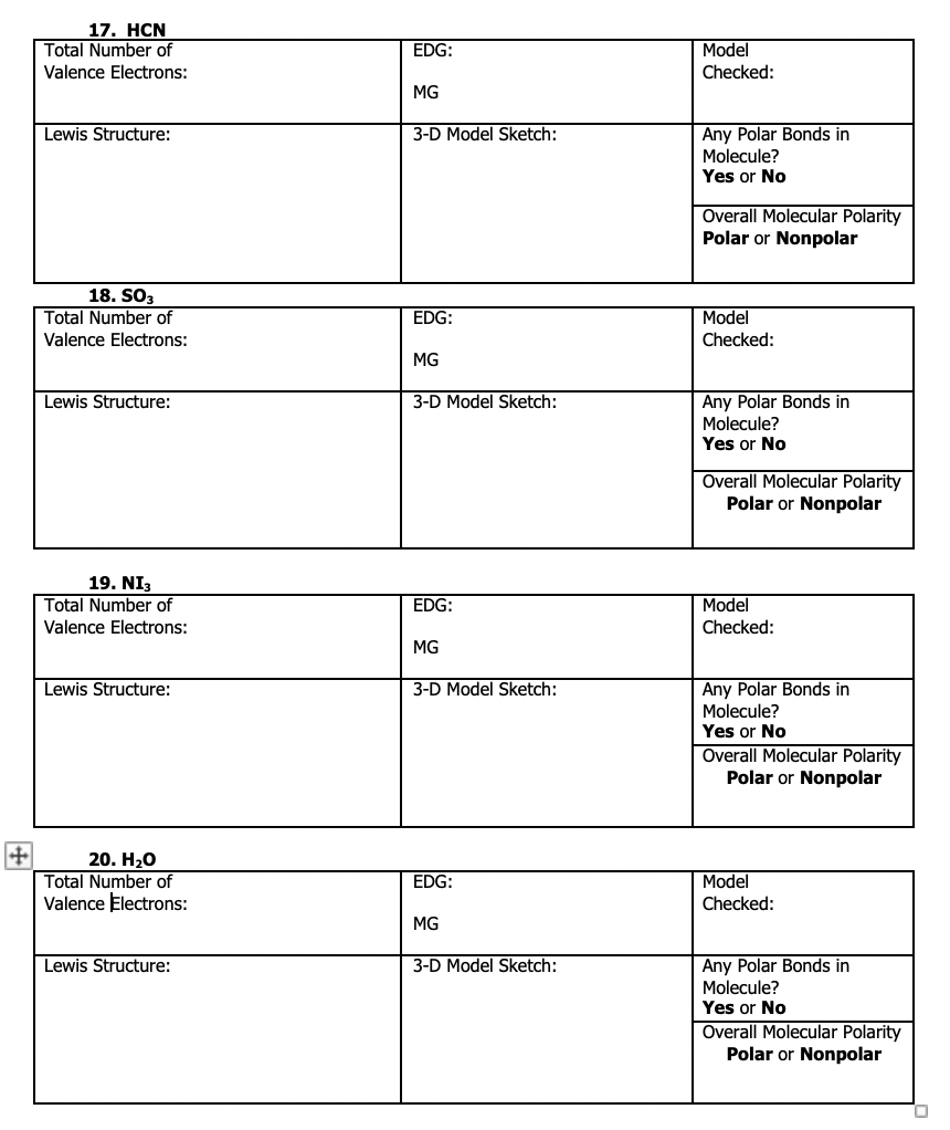 Solved 9. CO2- Total Number of Valence Electrons: EDG: Model | Chegg.com
