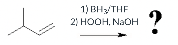 Solved 1) BH3/THF 2) HOOH,NaOH | Chegg.com