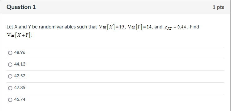 Solved Let X and Y be random variables such that | Chegg.com