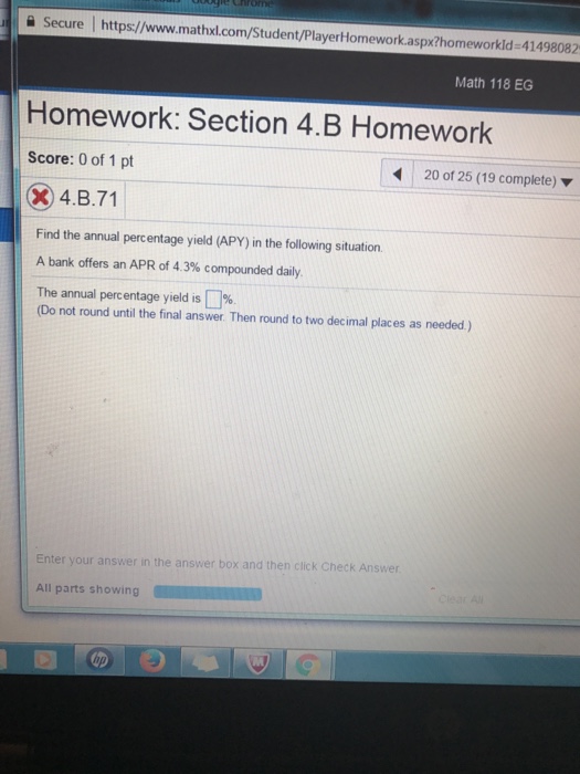 Solved Eg Homework Section 4 B Homework Score 0 Of 1 Pt 18