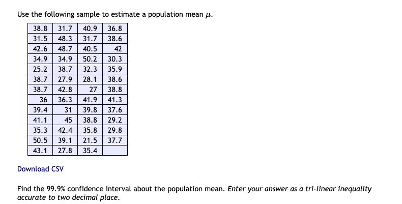 Solved 8.2 12 ﻿Use the following sample to estimate a | Chegg.com