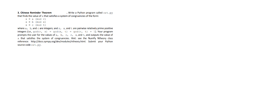 I need to answer this question. It's using python. | Chegg.com