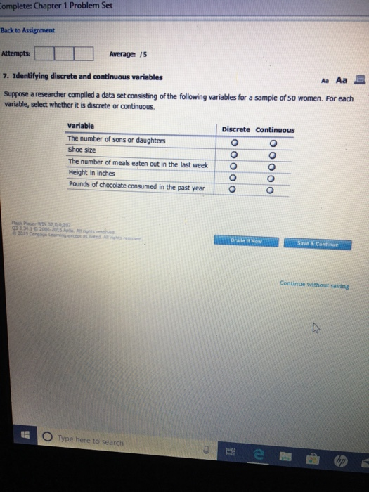 Solved Complete: Chapter 1 Problem Set Back to Assignment | Chegg.com