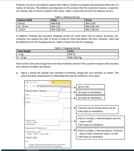 Solved PickitUp is an all-in-one delivery system that makes | Chegg.com