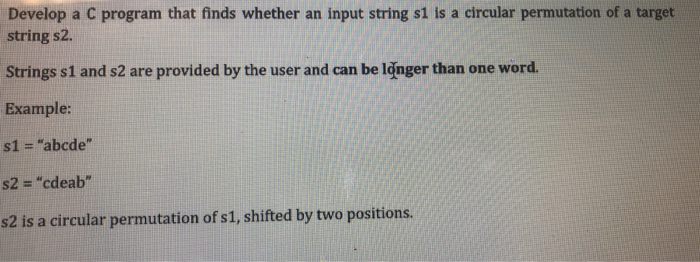Solved Develop a C program that finds whether an input | Chegg.com