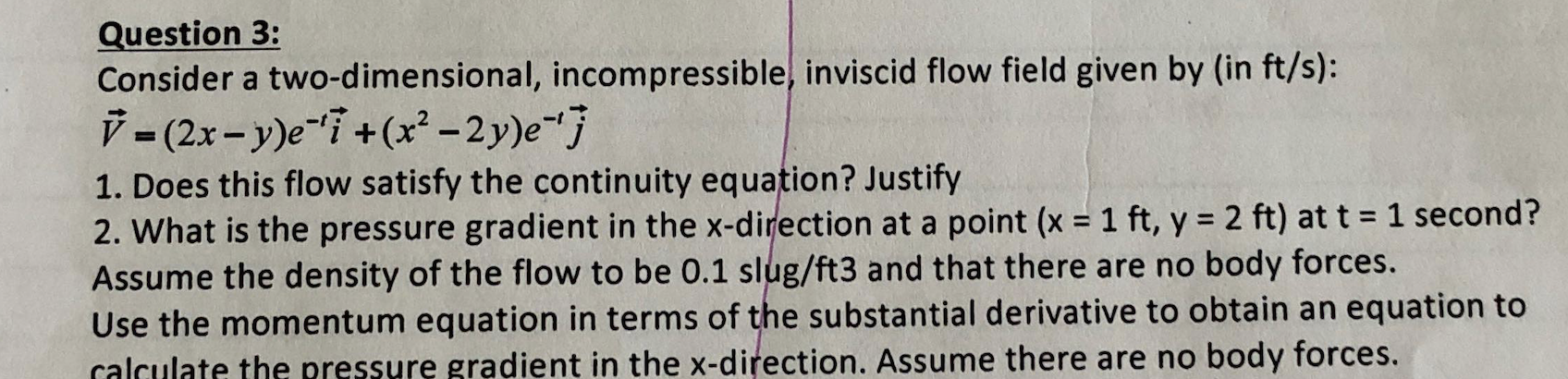Solved Question 3: Consider a two-dimensional, | Chegg.com