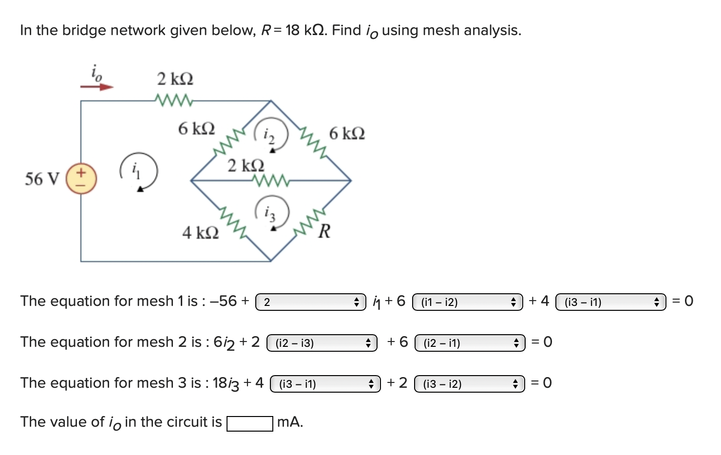 Solved In the circuit given below, R=32Ω. Using Source | Chegg.com