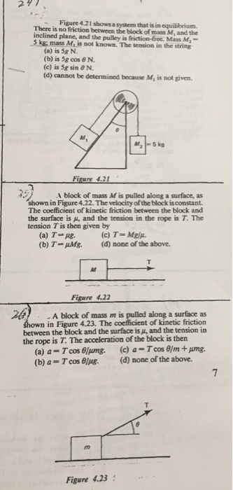 Solved . A block of mass m rests on an inclined plane that | Chegg.com