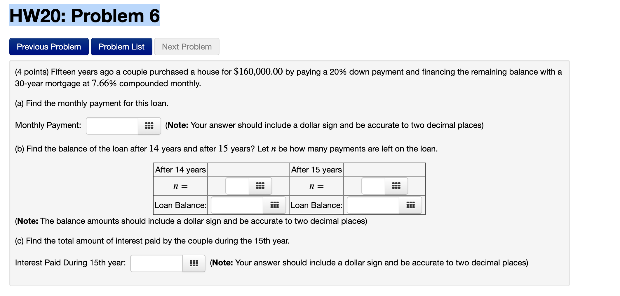 Solved HW20: Problem 6 Previous Problem Problem List Next | Chegg.com