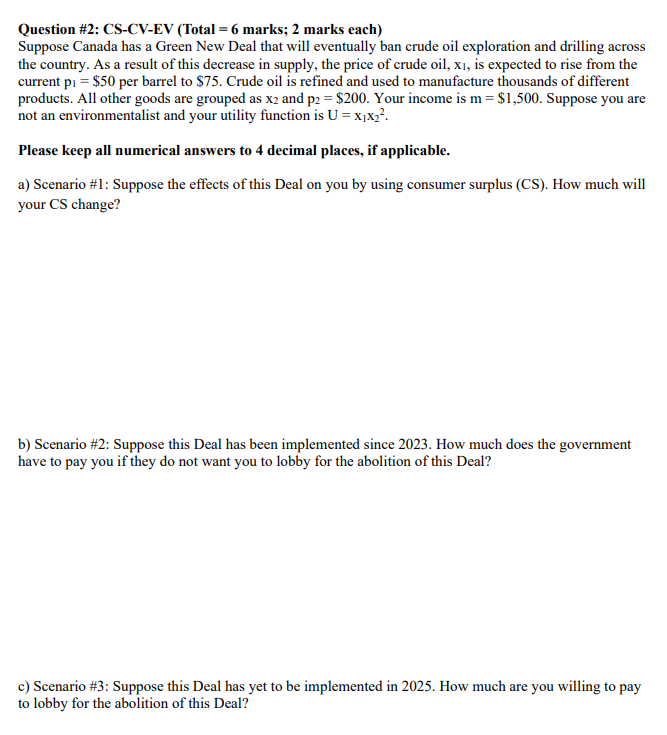 Solved Question \#2: CS-CV-EV (Total = 6 ﻿marks; 2 ﻿marks | Chegg.com