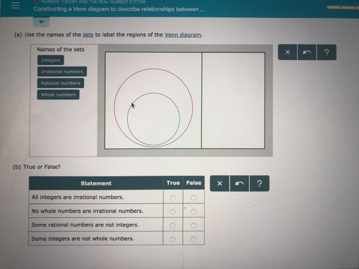 Solved NUMBER THEORY AND THE REAL NUMBER SYSTEM Constructing | Chegg.com