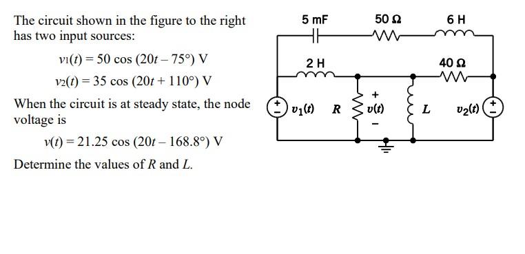 [Solved]: The circuit shown in the figure to the right has