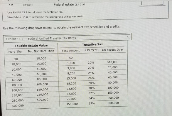 Solved 8. Computing the federal transfer tax - Practice 1 Aa | Chegg.com