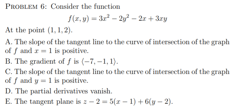Solved PROBLEM 6: Consider the function f(x, y) = 3.rº – 2y2 | Chegg.com