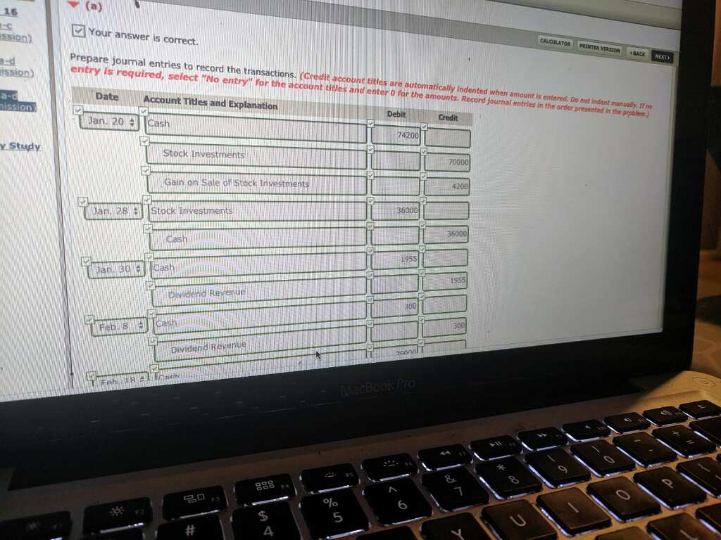 Solved CES Problem 16-05A a-d (Part Level Submission) | Chegg.com