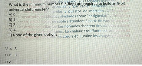 Solved What is the minimum number flip-flops'are required to | Chegg.com