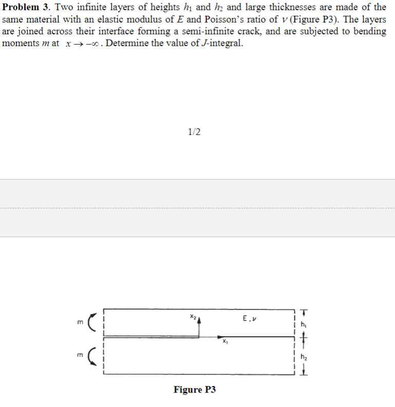 Solved Problem 3. ﻿Two infinite layers of heights h1 ﻿and h2 | Chegg.com