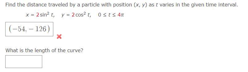 Solved Find the distance traveled by a particle with | Chegg.com
